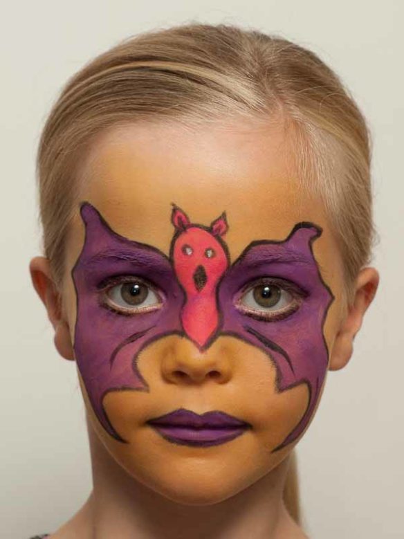 Kinderschminken Fledermaus Oder Batman